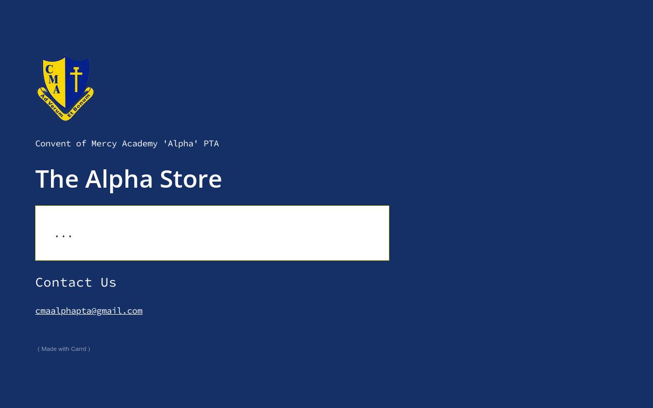 CMA Alpha Store